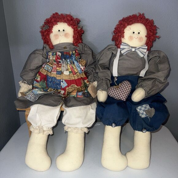 Susan | Toys | Raggedy Ann Andy Handcrafted Cloth Dolls By Susan ...